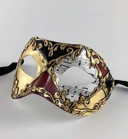 Venetian Pas Music Mask – Off Broadway Vintage & Costumes