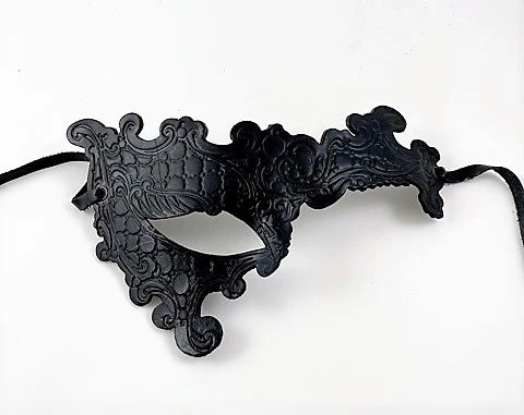 Leather Venetian Gothic Phantom of the Opera Embossed Mask – Off ...